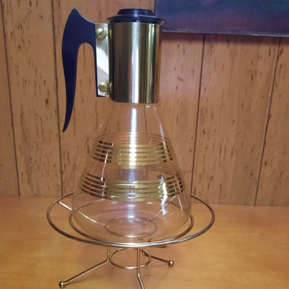 Corningware | Dining | Vintage Corning Glass Coffee Pot With Warming ...
